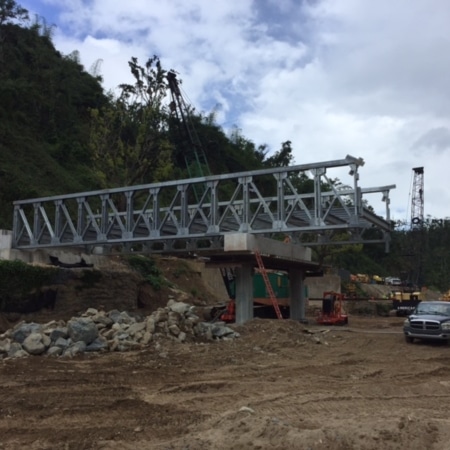 Puerto Rico Hurricane Damage - 4 new bridges now under construction